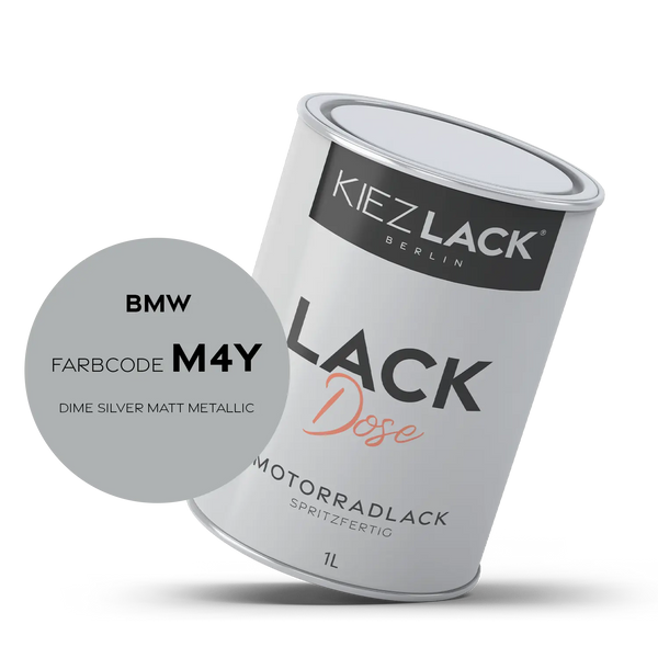 Motorradlack BMW M4Y DIME SILVER MATT METALLIC | 1K Basislack für ...