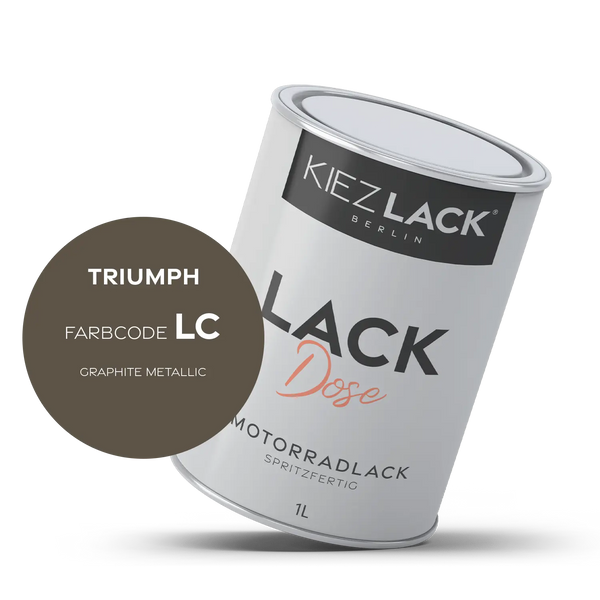 Motorradlack Triumph LC GRAPHITE METALLIC | 1K Basislack für ...